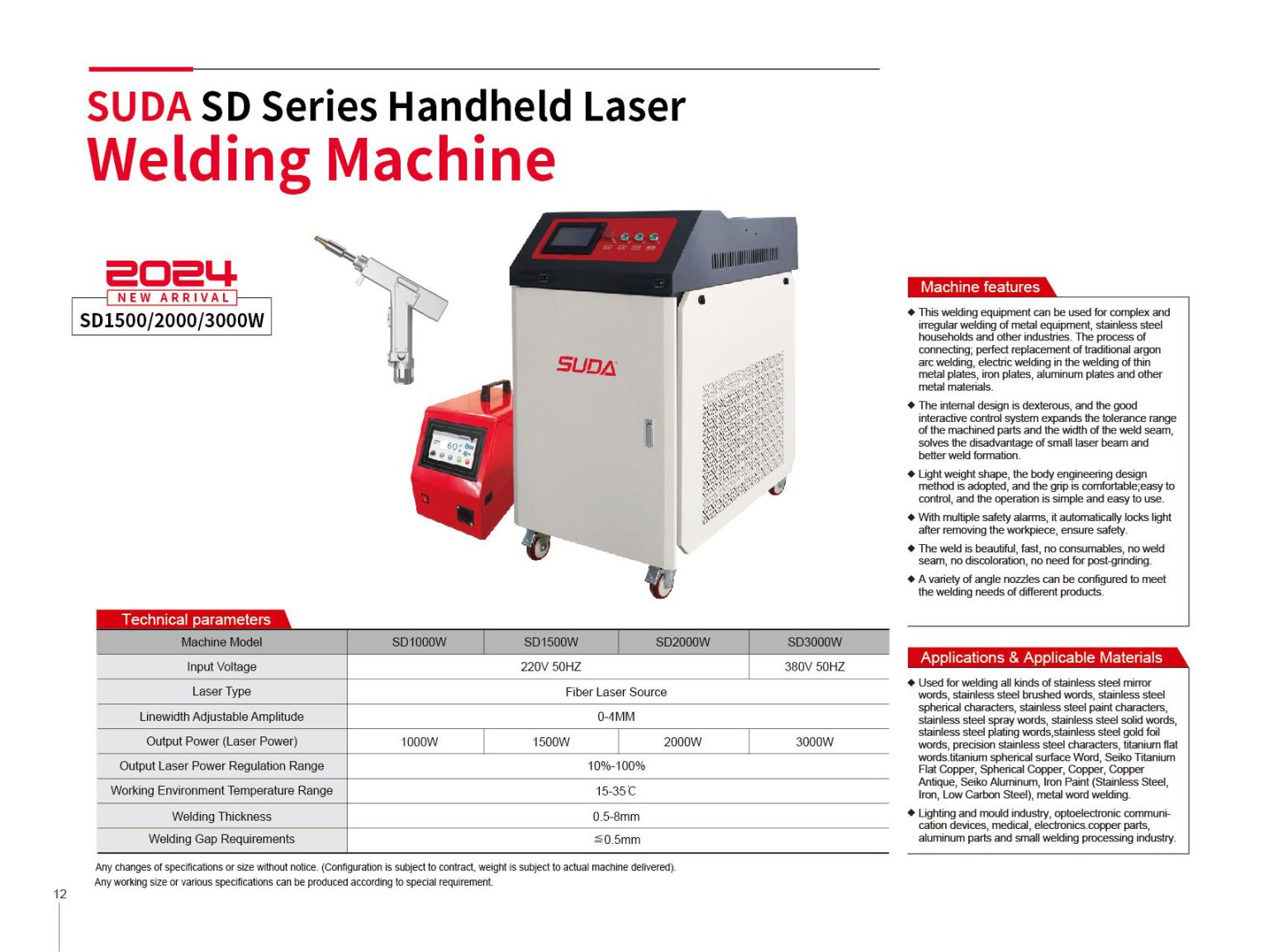 Series Handheld Laser SD1500-2000-3000 - GIA CÔNG TRUNG TÂM CNC MÁY DÁN ...